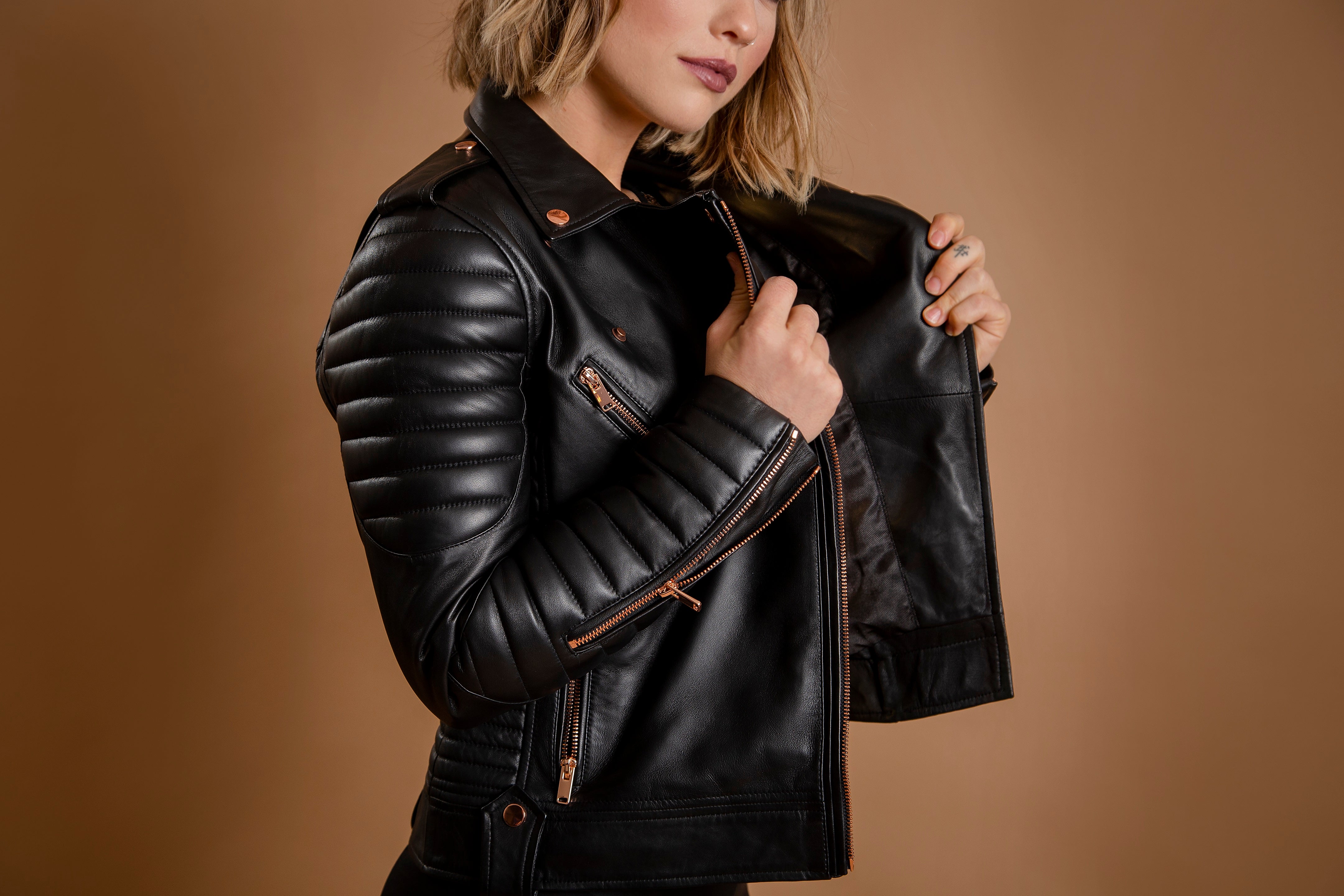 Unboxing Gasoline Real Leather Jacket | Rose Gold – Finest Leathers