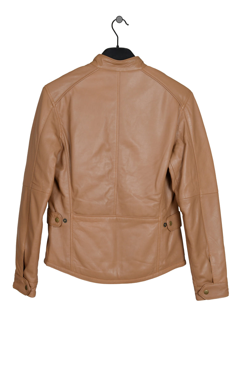 Women's Office-Wear Jackets | Caramel Biker Jacket – Finest Leathers